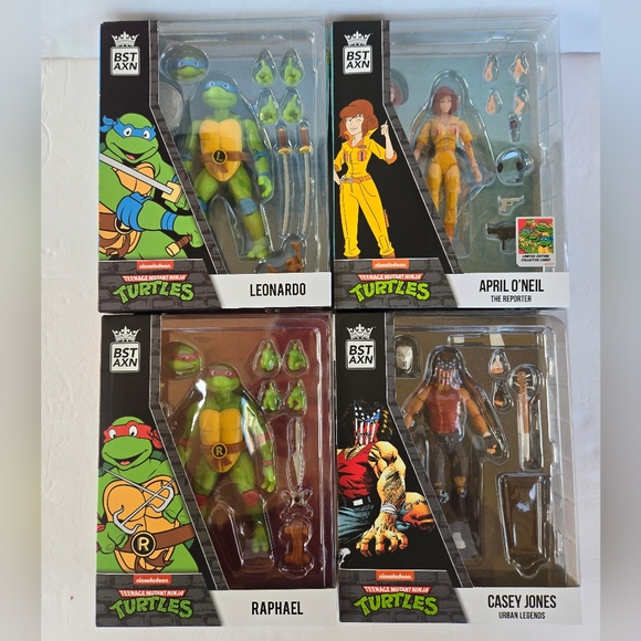 Nickelodeon | Toys | Tmnt Bst Axn Figure Lot April O ...